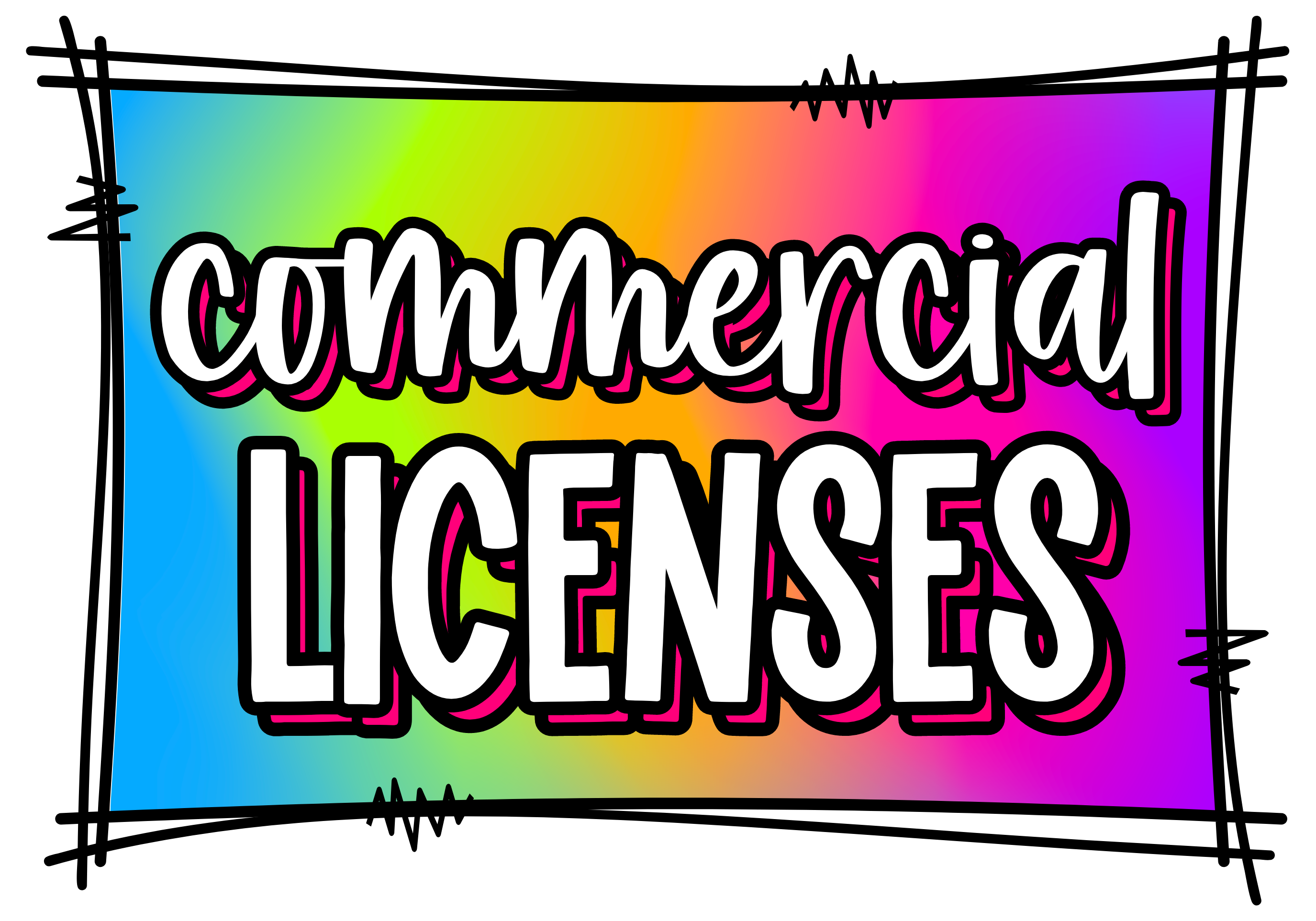 Commerical Print Licenses – Inked Mama Digital Designs